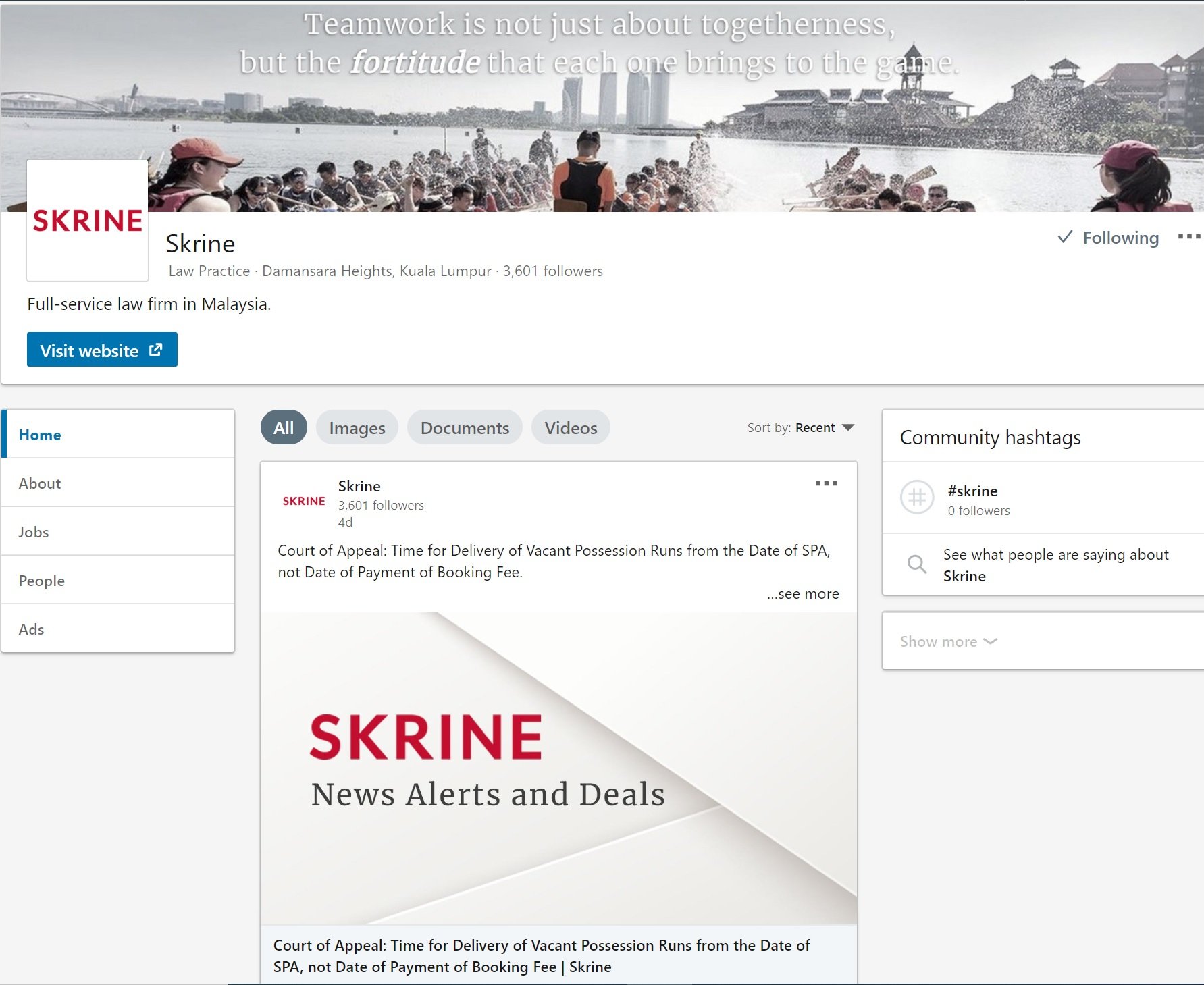 Malaysian Law Firms on LinkedIn